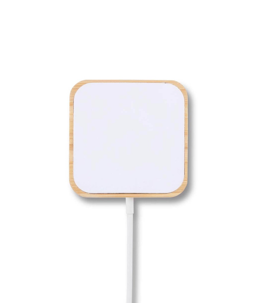 Square Bamboo Magsafe Wireless Charger - Details Exclusives Limited